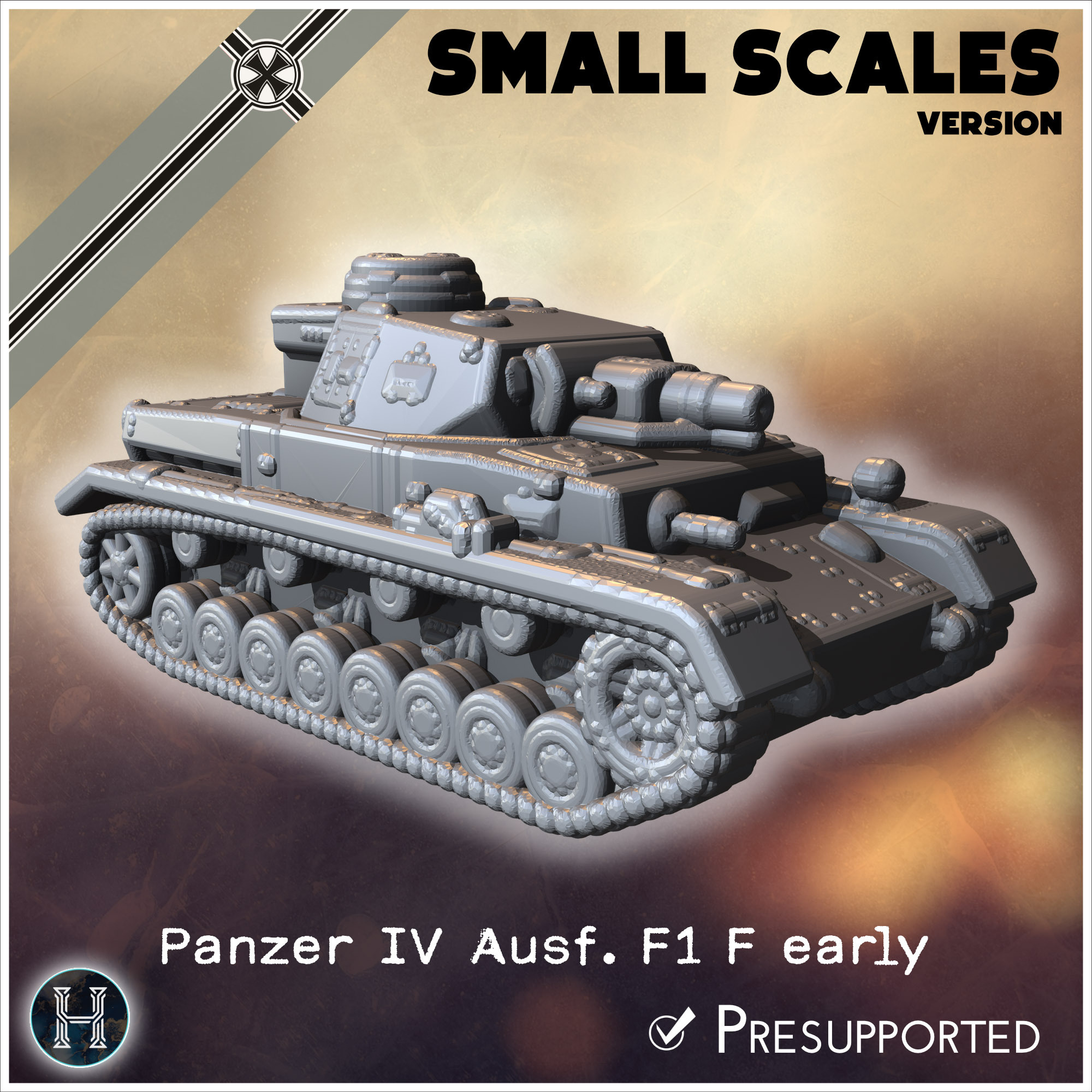 🤏 Panzer IV Ausf. F1 F early (small scales version) - Germany Eastern ...