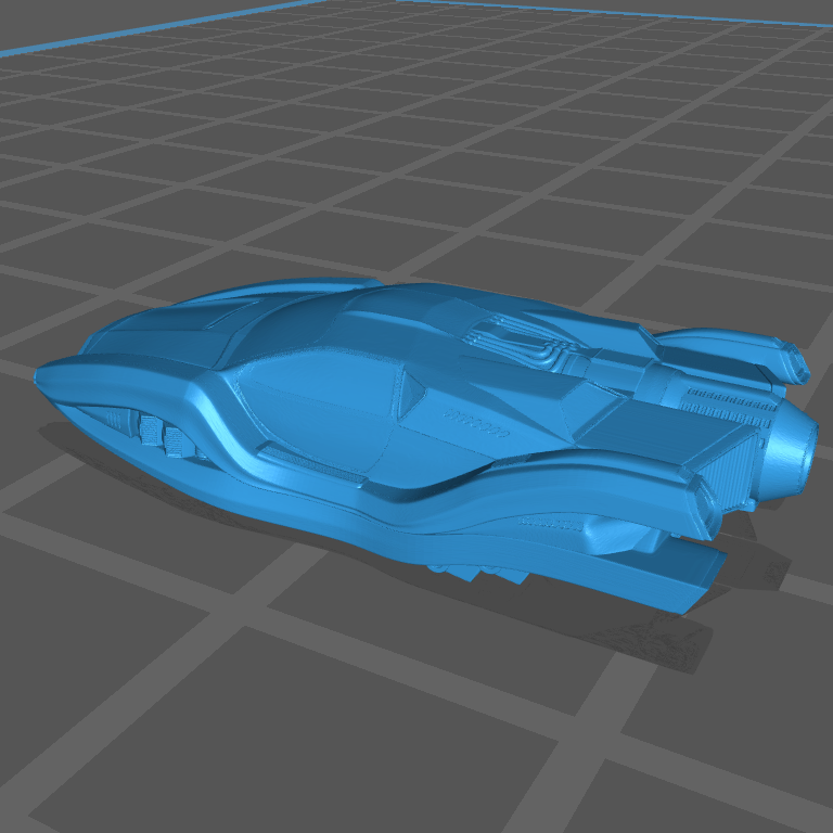 STL file Luxurious SF flying car 16 - Car SF Science-Fiction Sci-Fi ...