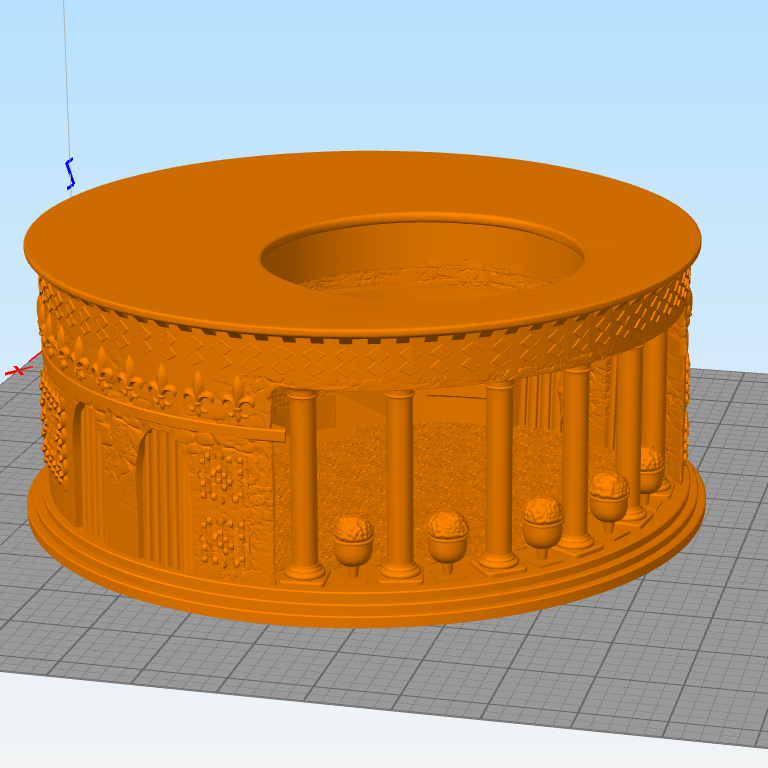 STL file Rounded atrium 19 - DBA Flames of war Bolt Action Medieval Age ...