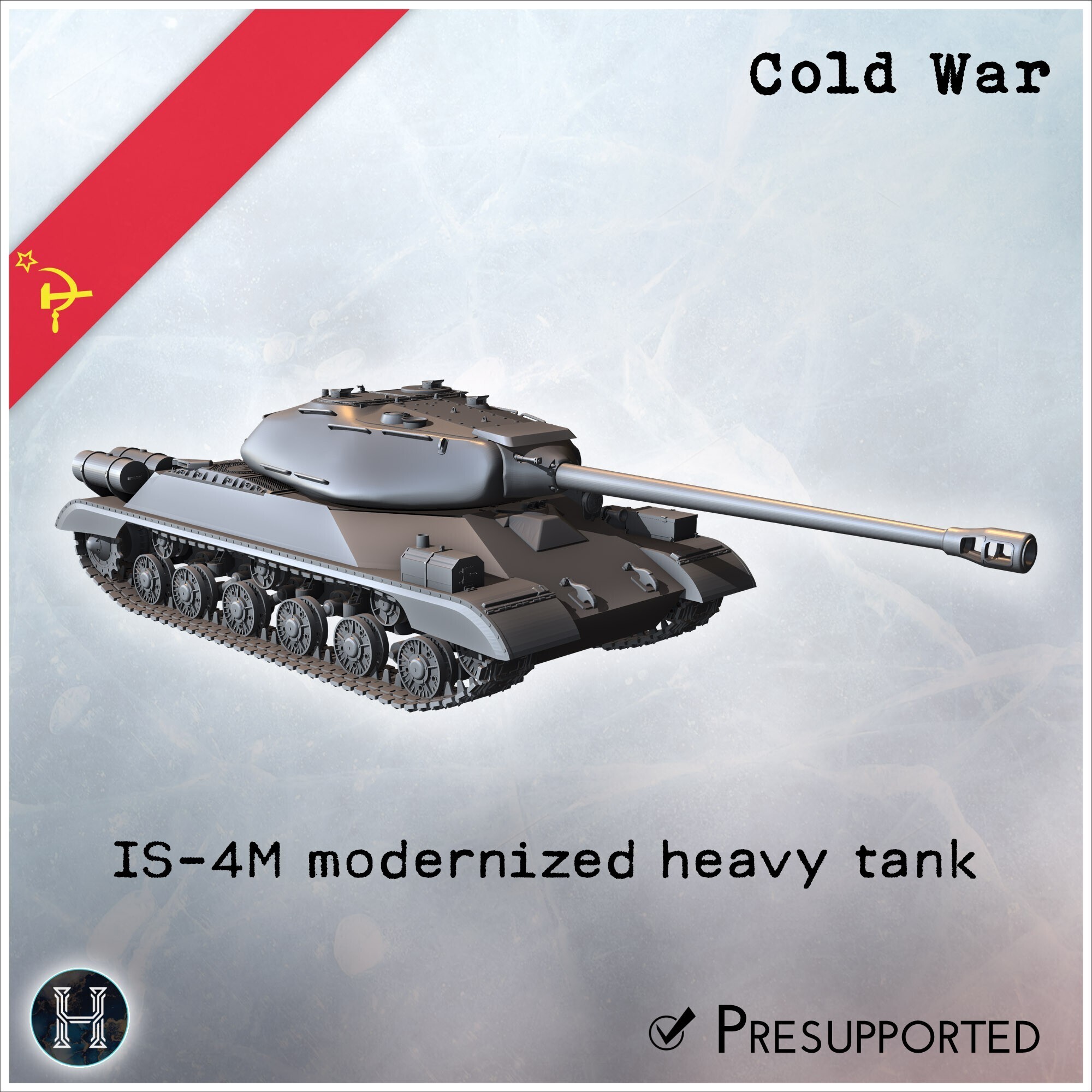 🪖 IS-4M char lourd modernisé - Union Soviétique Communisme Armée Rouge ...