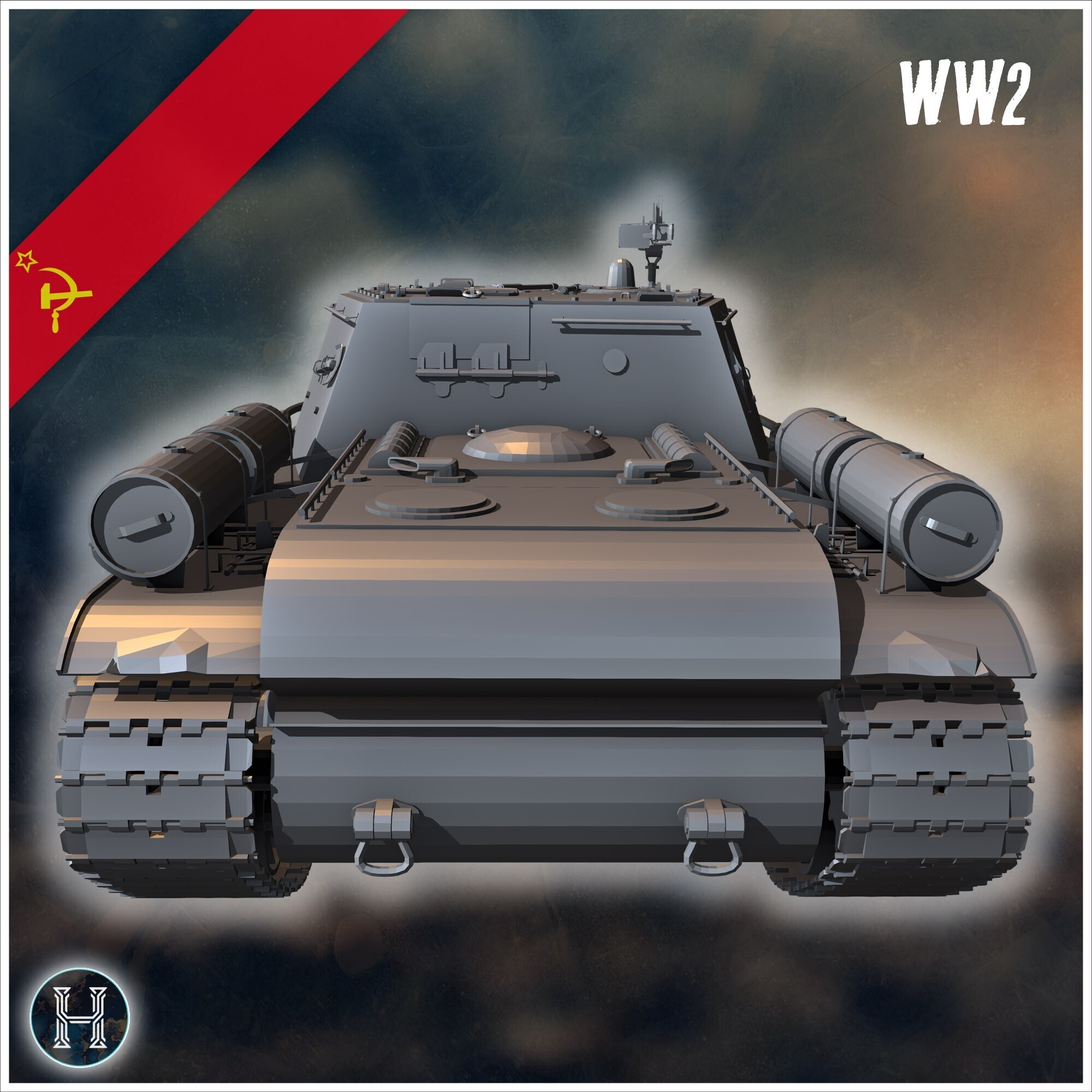🪖 SU-152 Soviet tank destroyer (9) - Soviet army WW2 Second World East ...