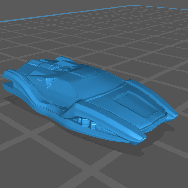 STL file Luxurious SF flying car 16 - Car SF Science-Fiction Sci-Fi ...