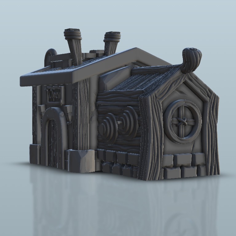 STL file Barracks for training swordmen - Medieval Gothic Feudal Old ...