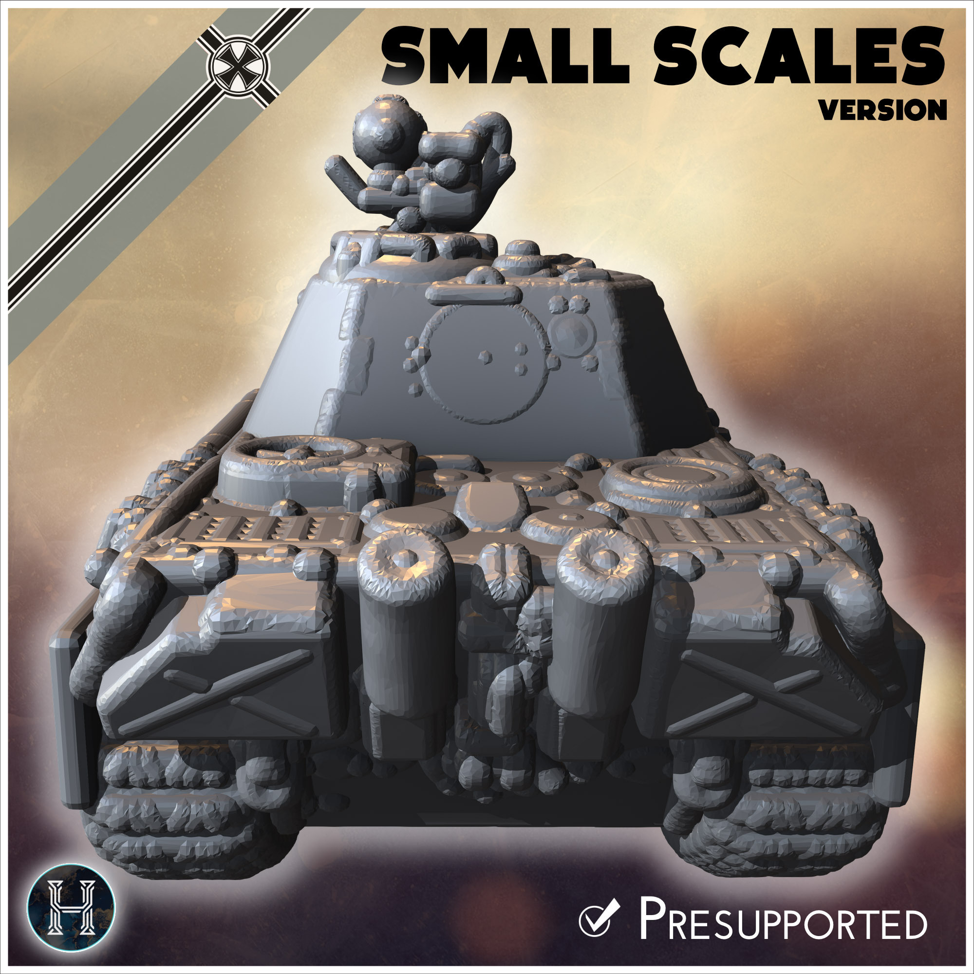 🤏 Panzer V Panther II Ausf. M with UHU night vision (small scales ...