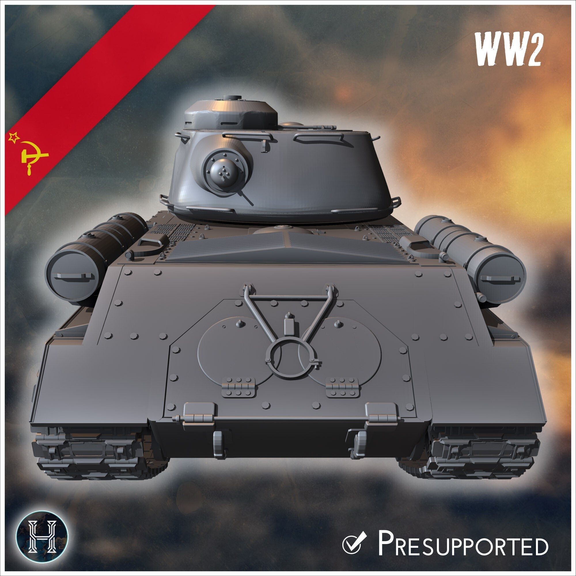 🪖 IS-2 1943 heavy tank - Soviet army WW2 Second World East front ...