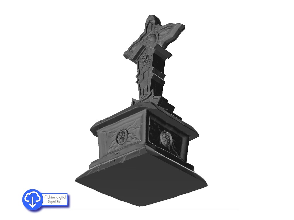 STL file Cross - Medieval Gothic Feudal Old Archaic Saga 28mm 15mm RPG ...