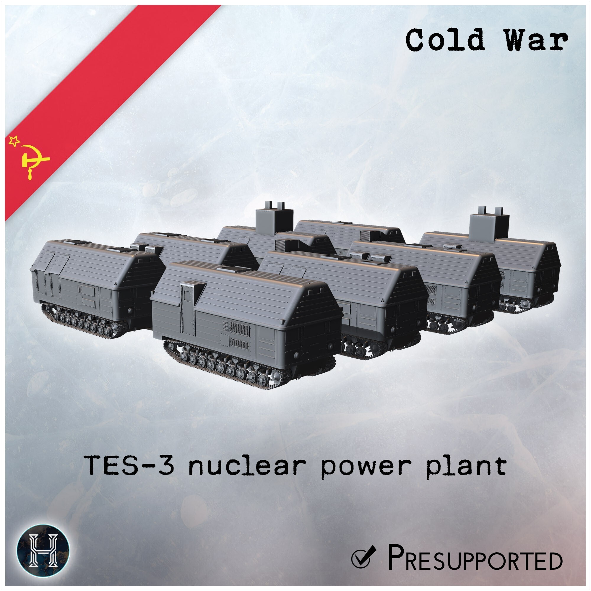 🌿 TES-3 transportable nuclear power plant mounted on tracked vehicles ...