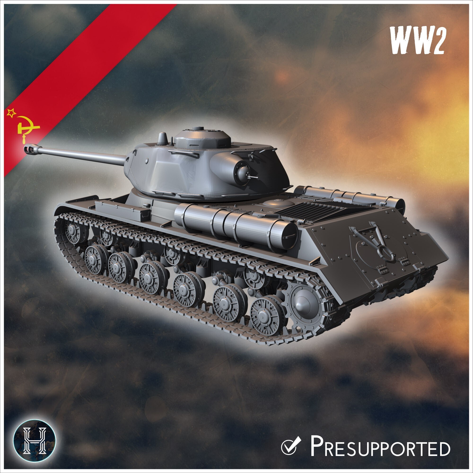 🪖 IS-2 1943 heavy tank - Soviet army WW2 Second World East front ...