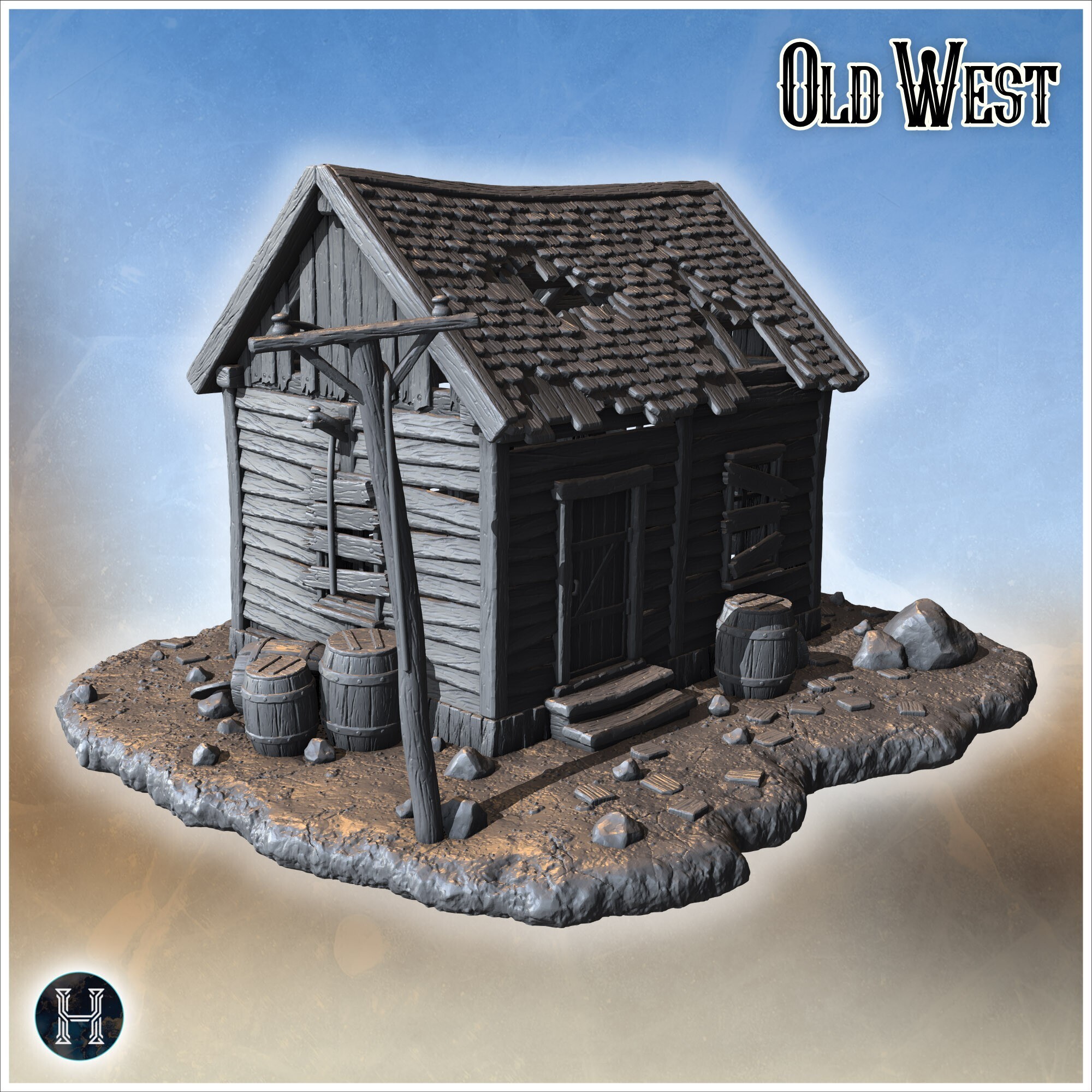 🏠 Abandoned house with tree trunk (1) - Six Gun Sound Desperado Old ...