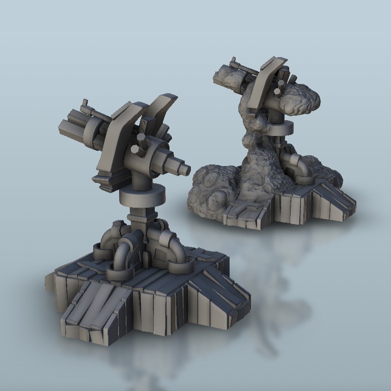 🛡️ Shield turret (+ destroyed version) - Warhammer 40 000 Science ...