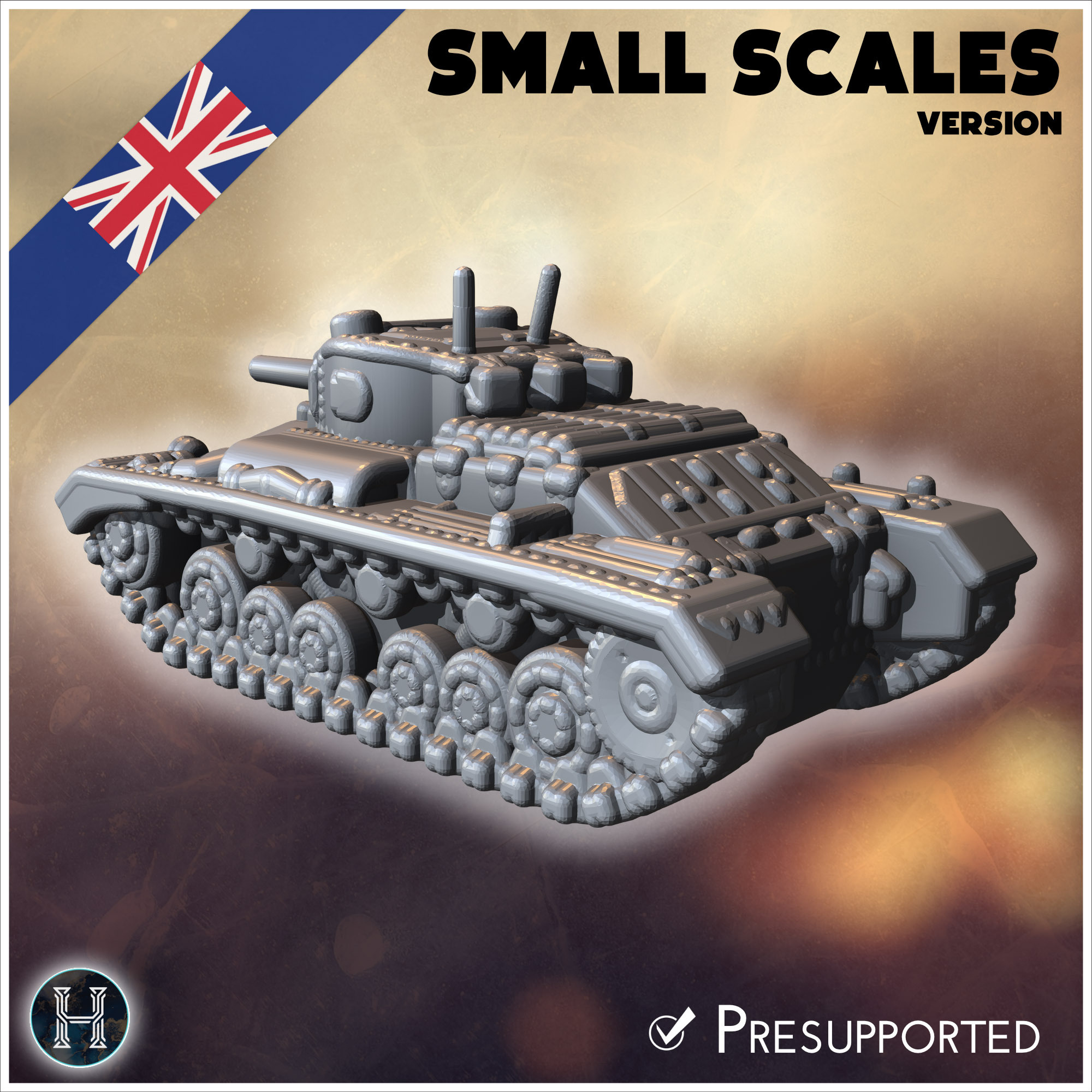 🪖 Tanque de infantería Valentine Mark Mk. II (versión a pequeña escala ...