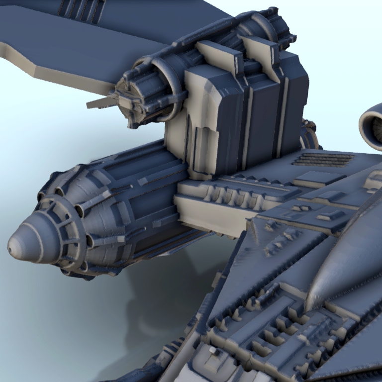 STL file Arethusa spaceship 31 - Battleship Vehicle SF Science-Fiction ...