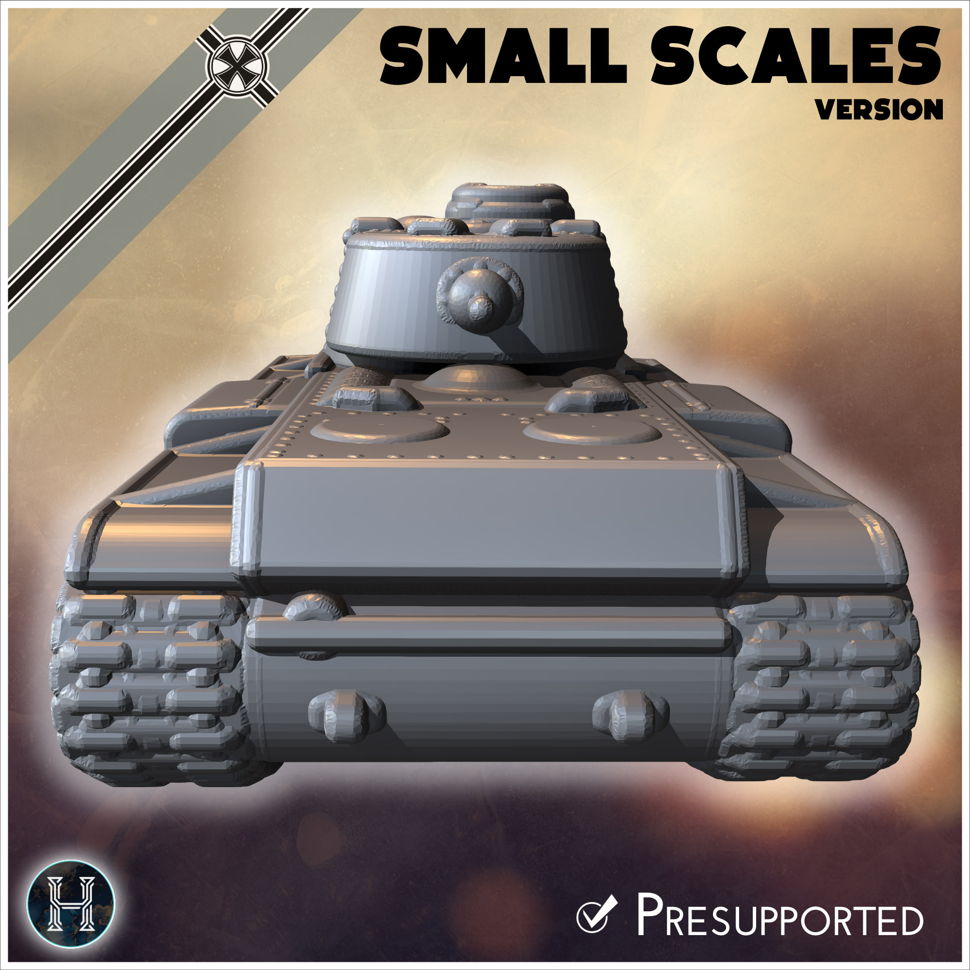 🤏 KV-IB 755(r) 1942 7.5cm Kwk 40L-43 Panzerkampfwagen (small scales version) - Germany Eastern ...