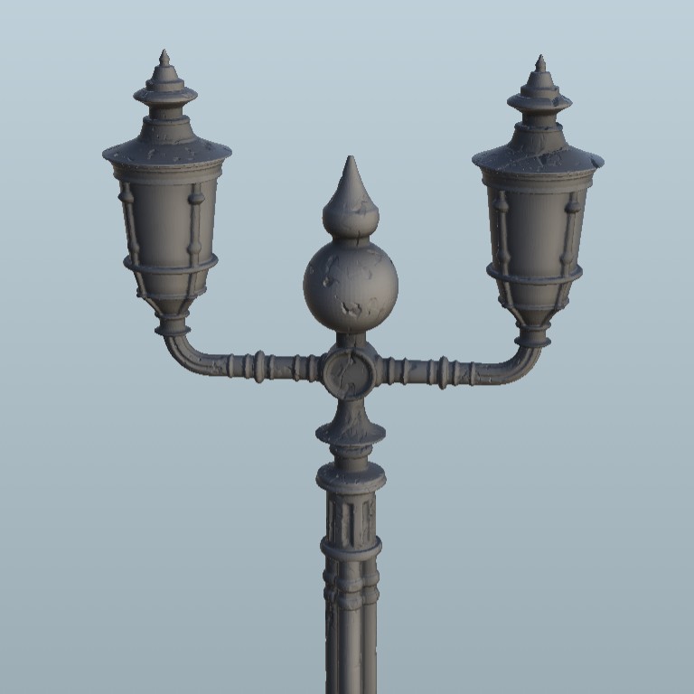 STL file Streetlight 1 - architecture street urban miniatures tabletop ...