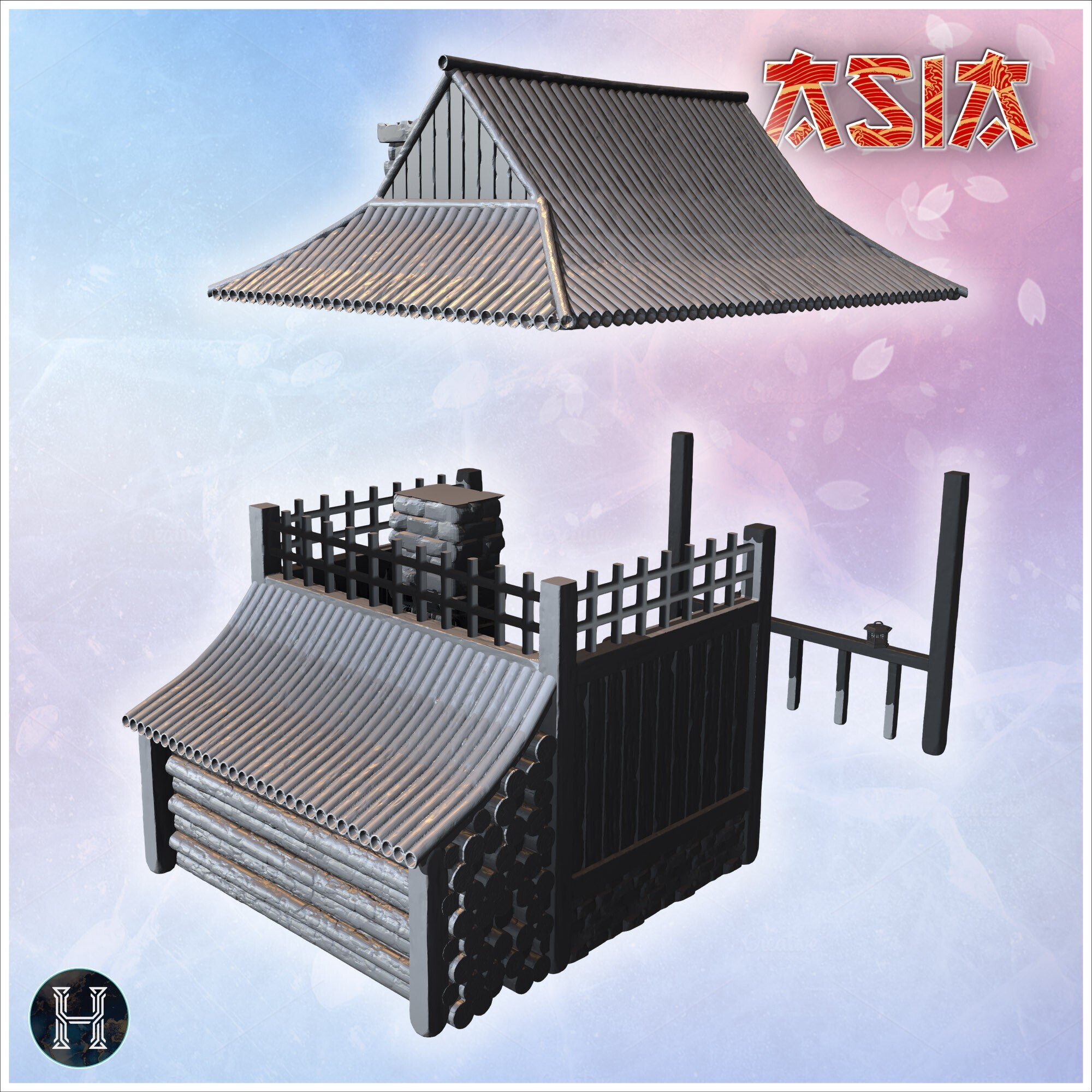 ⚔️ Japanese blacksmith workshop featuring swords displayed on racks ...