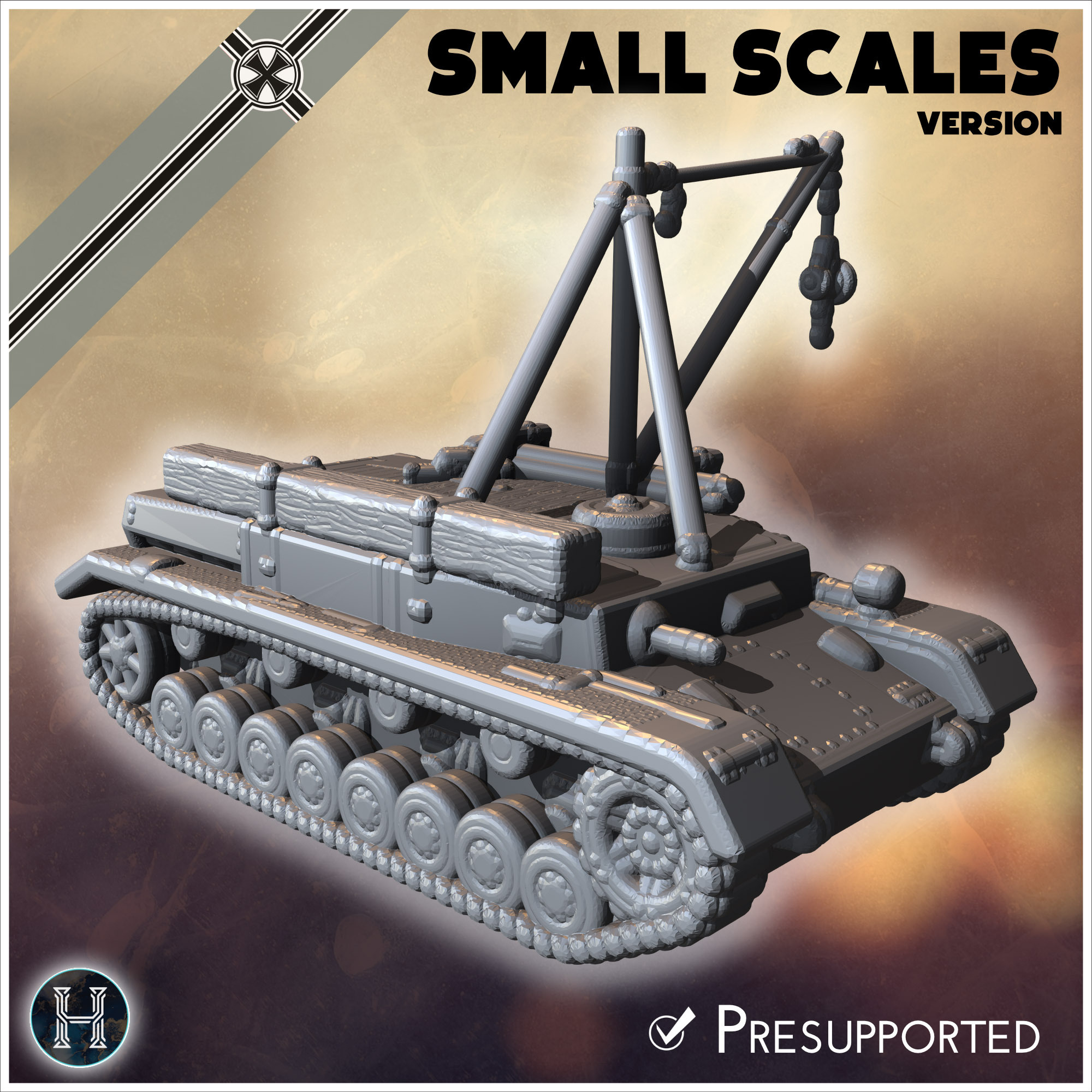 🤏 Bergepanzer IV (small scales version) - Germany Eastern Western Front ...