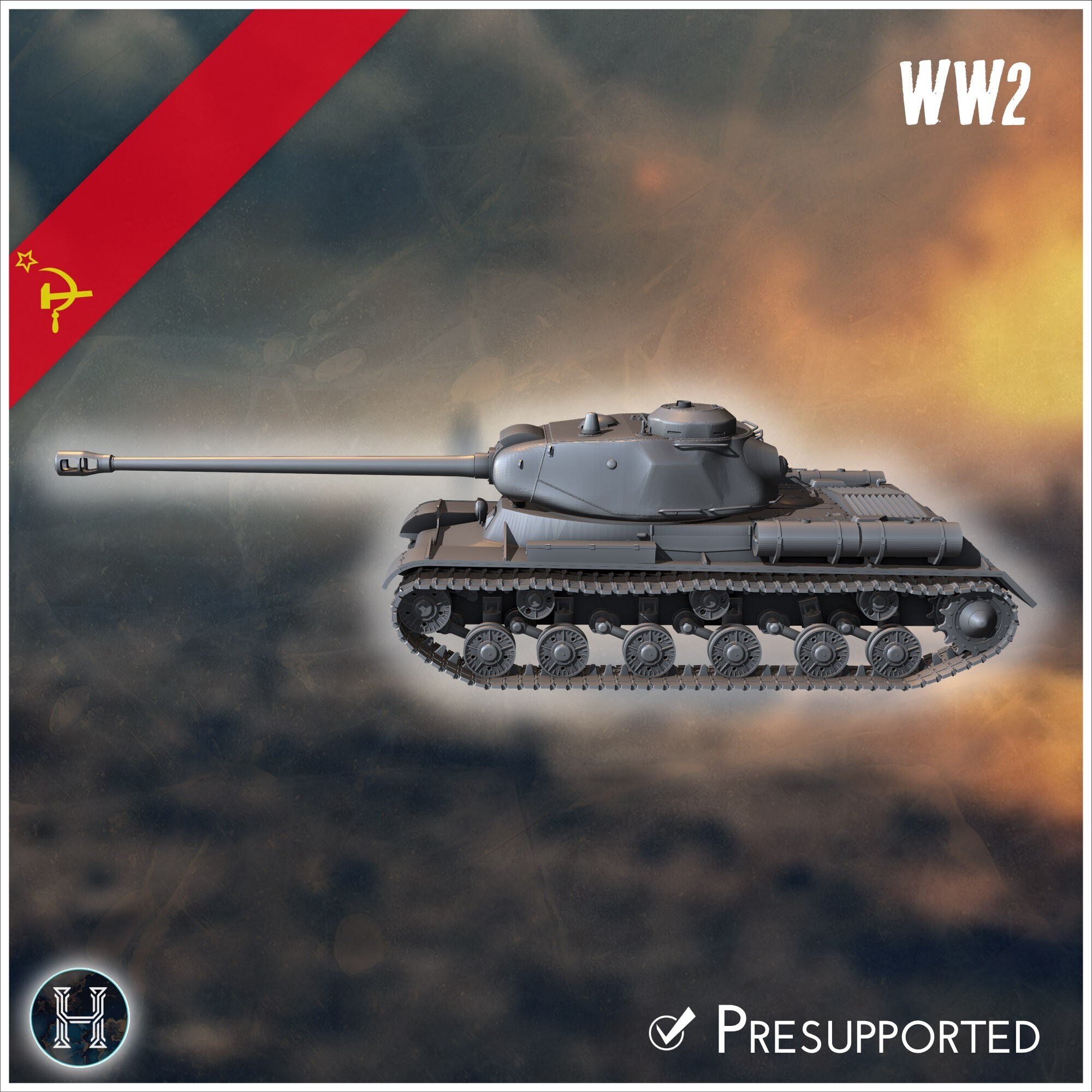 🪖 IS-2 1943 heavy tank - Soviet army WW2 Second World East front ...