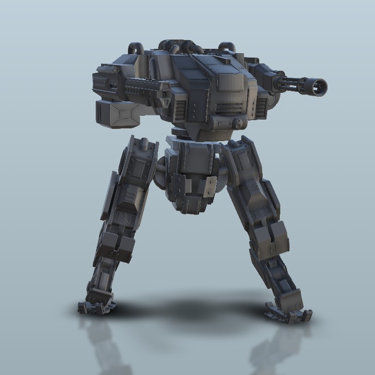 STL file Bot 3000 robot - BattleTech MechWarrior Warhammer Scifi ...