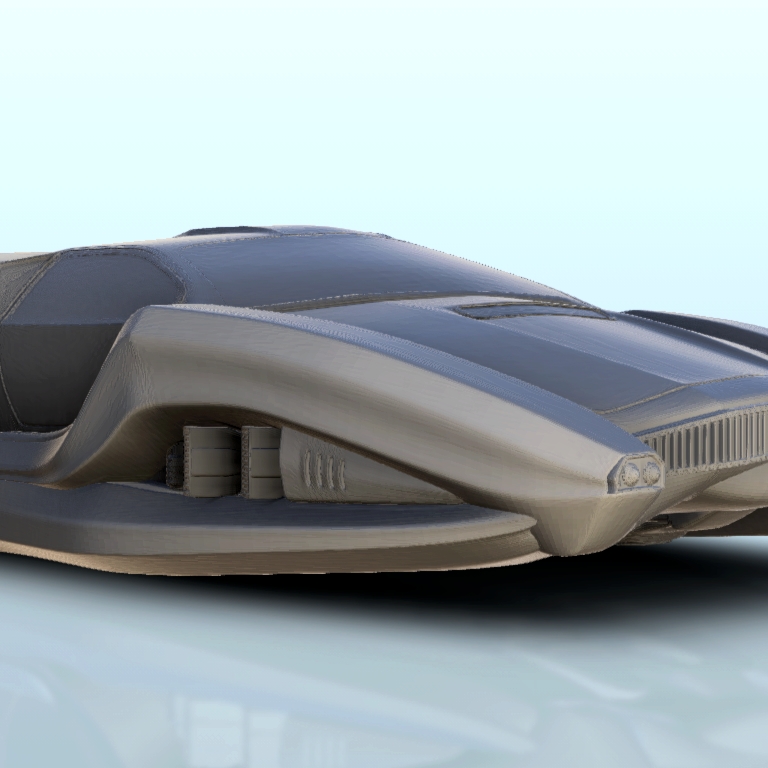 STL file Luxurious SF flying car 16 - Car SF Science-Fiction Sci-Fi ...