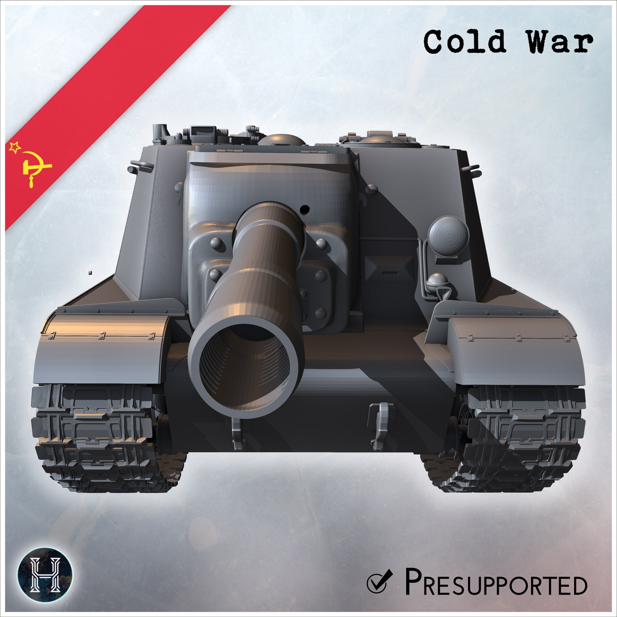 🔫 ISU-152K modernized self-propelled gun - Soviet Union Communism Red ...