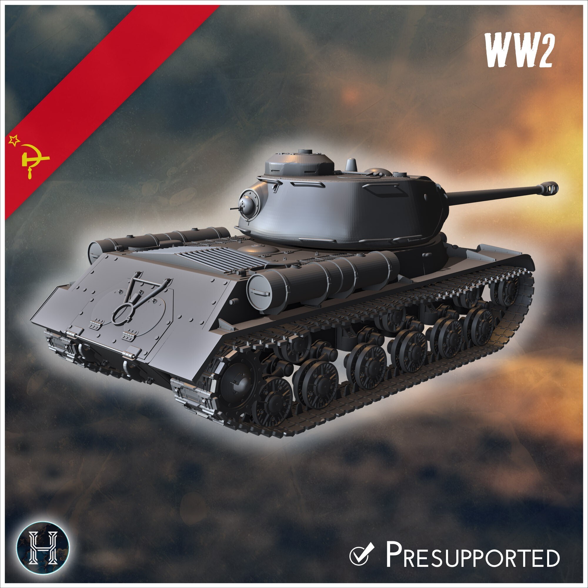 🪖 IS-2 1943 heavy tank - Soviet army WW2 Second World East front ...