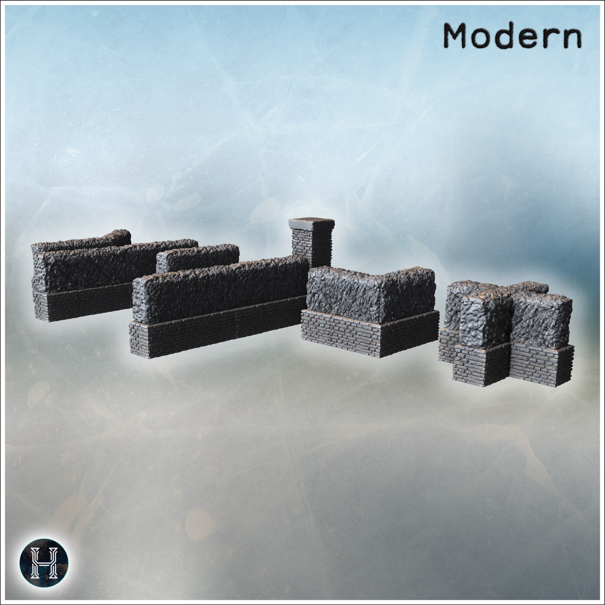 🏙️ Modern city pack No. 13 - Modern WW2 WW1 World War Diaroma Wargaming ...