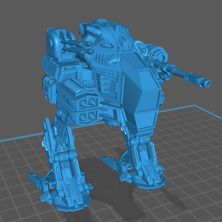 STL file Massive gunned robot 26 - BattleTech MechWarrior Warhammer ...