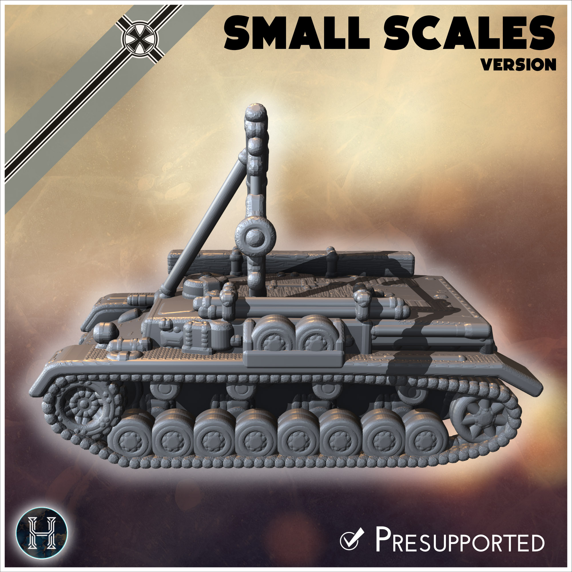 🤏 Bergepanzer IV (small scales version) - Germany Eastern Western Front ...