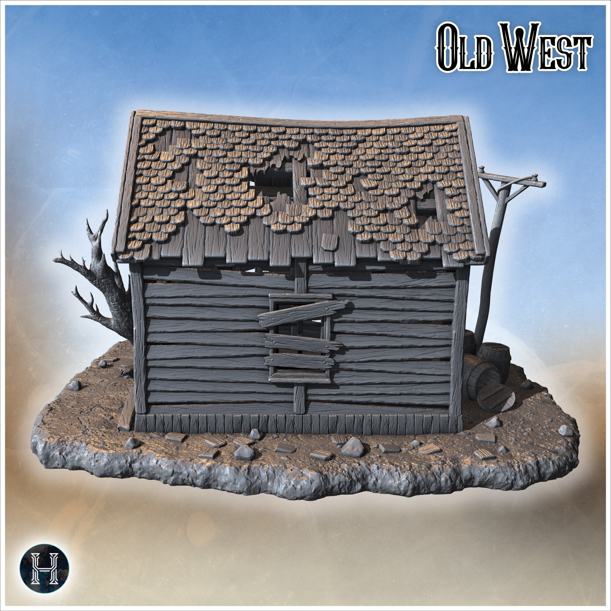 🏠 Abandoned house with tree trunk (1) - Six Gun Sound Desperado Old ...
