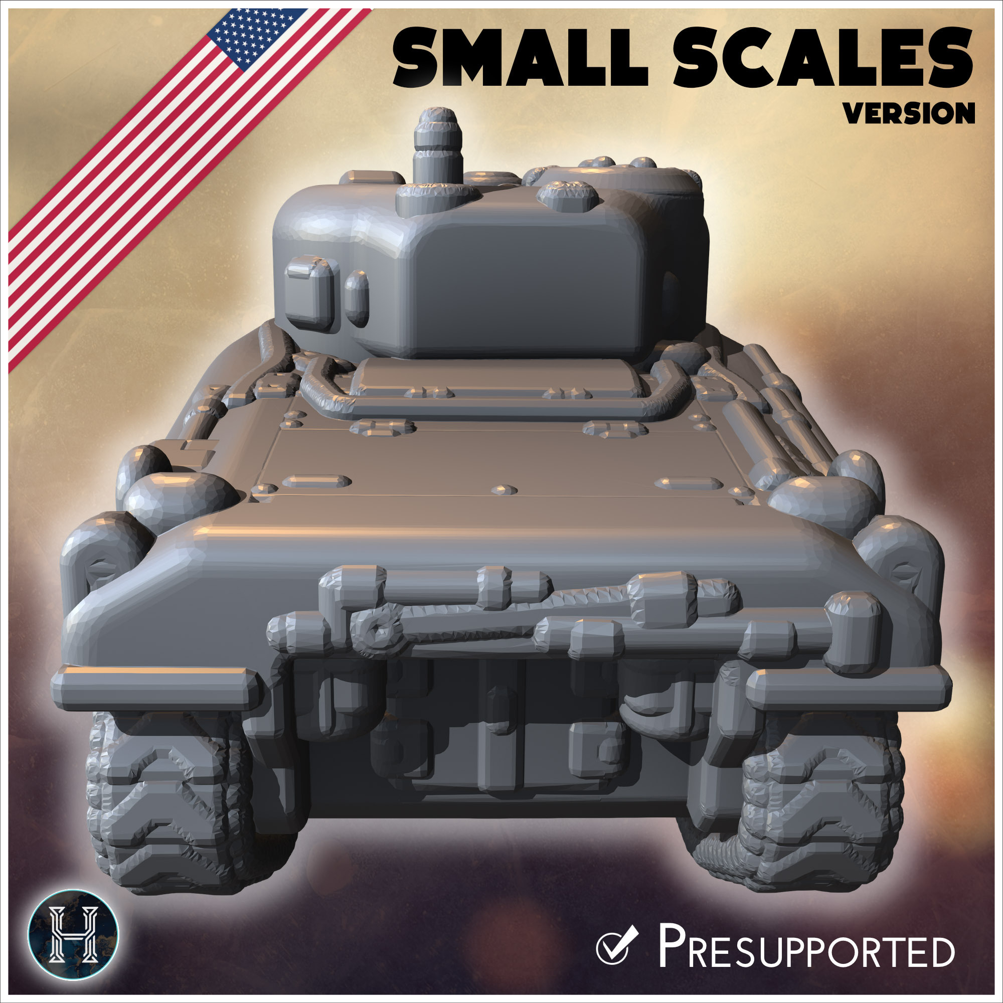 🤏 Sherman M4A1 (small scales version) - USA US Army Western Front ...