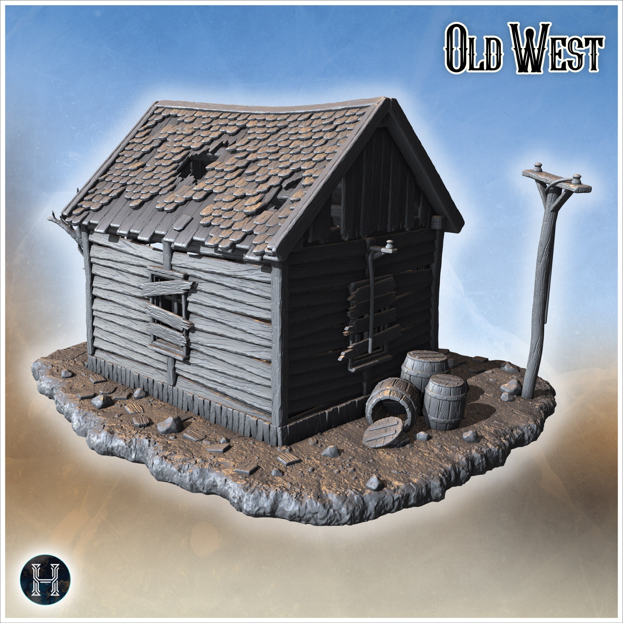 🏠 Abandoned house with tree trunk (1) - Six Gun Sound Desperado Old ...