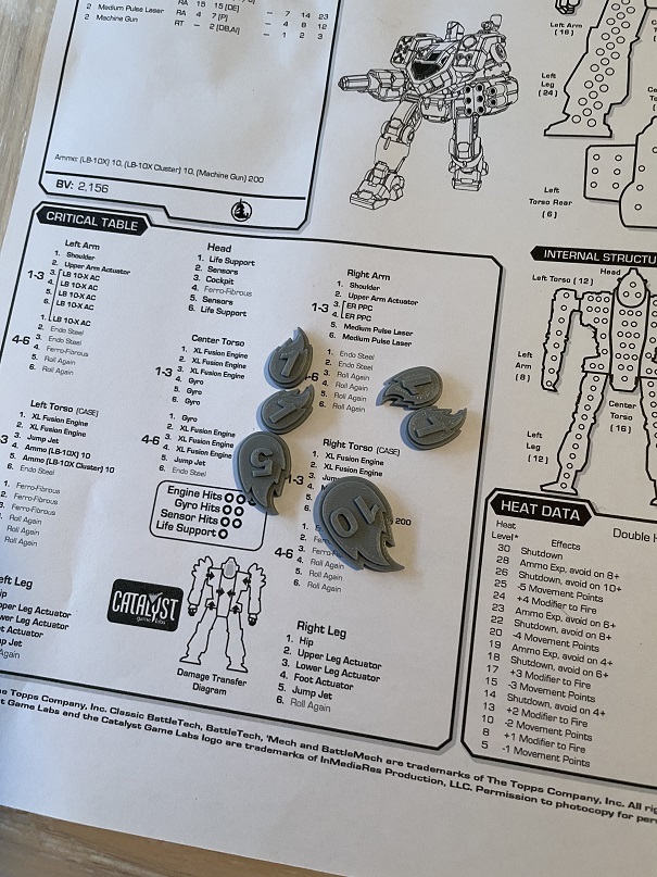 🎠 BattleTech Storage, Movement Dials, & Heat Tokens・Free STL File for ...