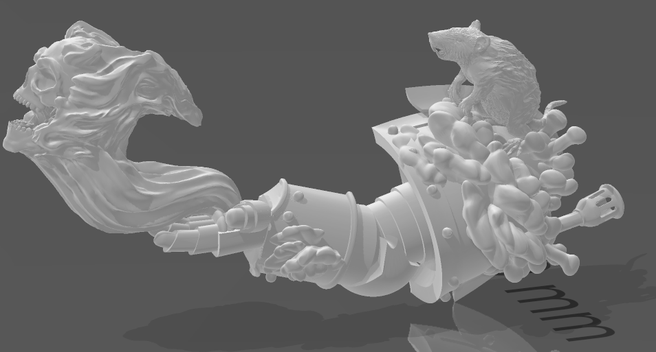 STL file pestilence caster arms 🎲 ・3D printing idea to download・Cults
