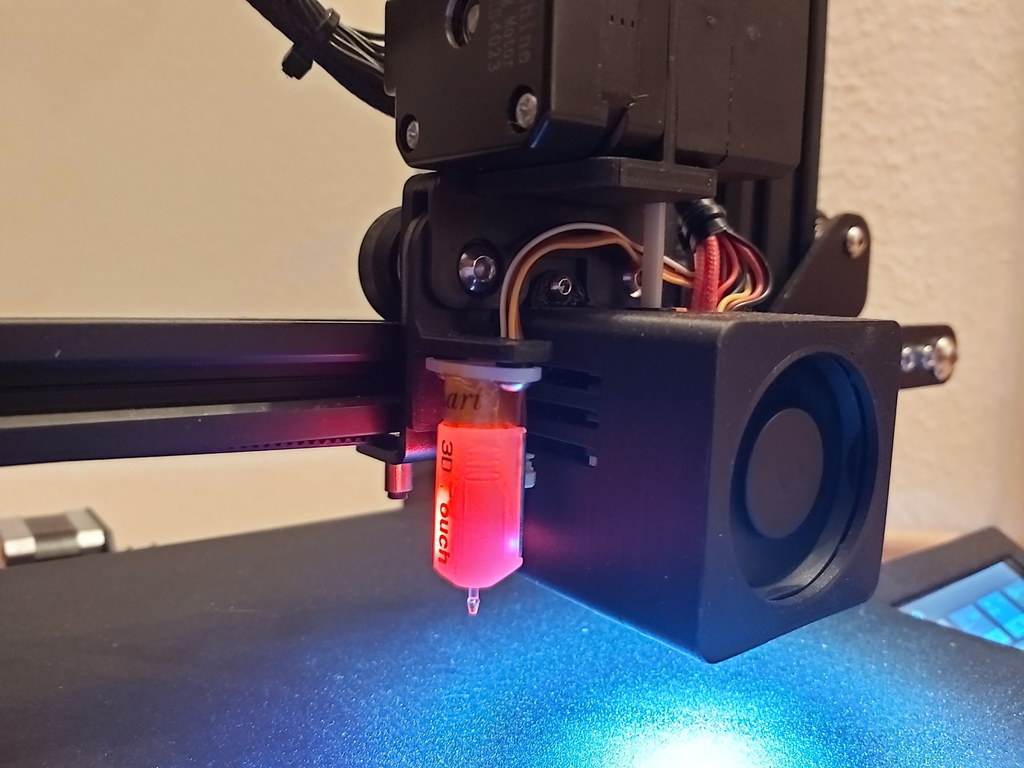 3D-Datei Ender 3 (Pro) - BL Touch Mount für "Micro-Swiss All Metal Hotend" (oder Clone ...