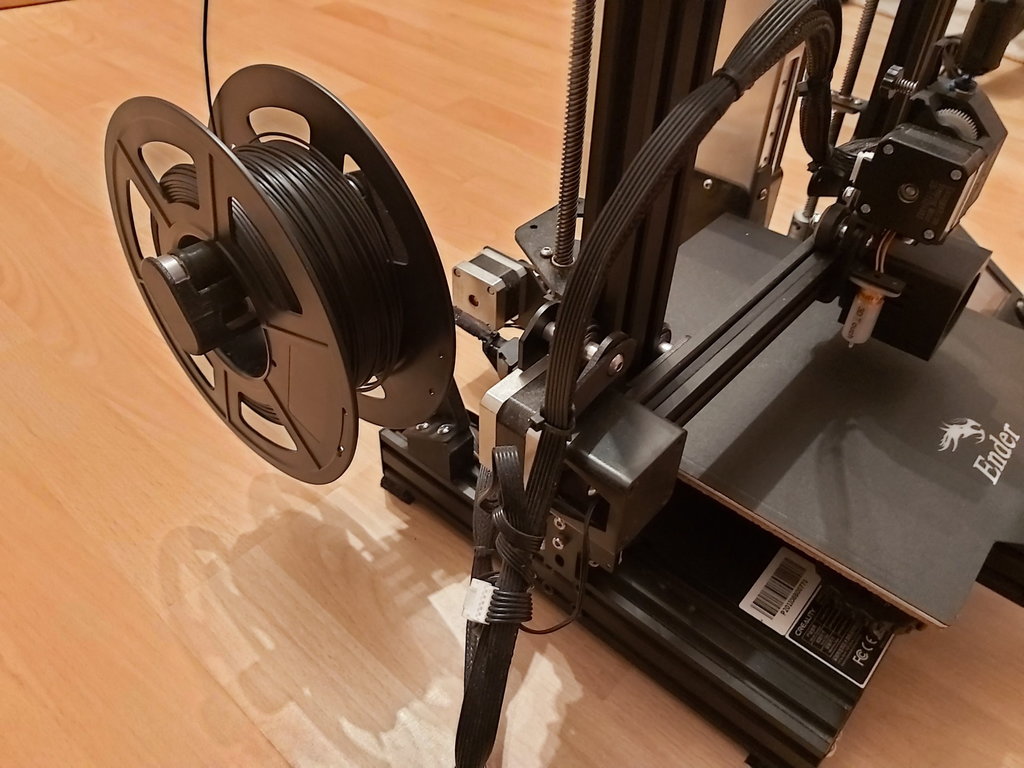 Free 3D file Ender 3 (Pro) - Rear Spool Holder Mount 🔧 ・3D print design ...