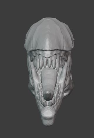 👽 Alien head・ STL File for 3D printing・Cults