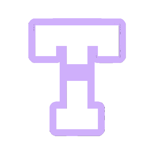 Free STL file SHARP LETTER T 🍪 ・3D printable model to download・Cults