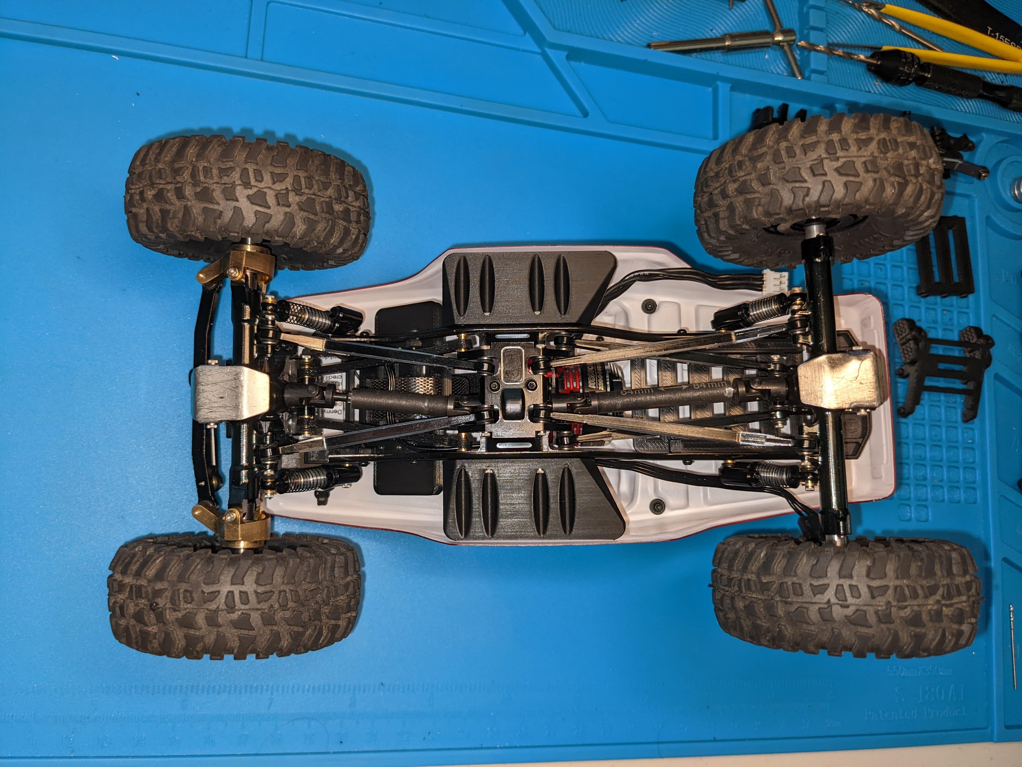 🪨 SCX24 Rock Sliders and Accessory Mount・ STL File for ・Cults