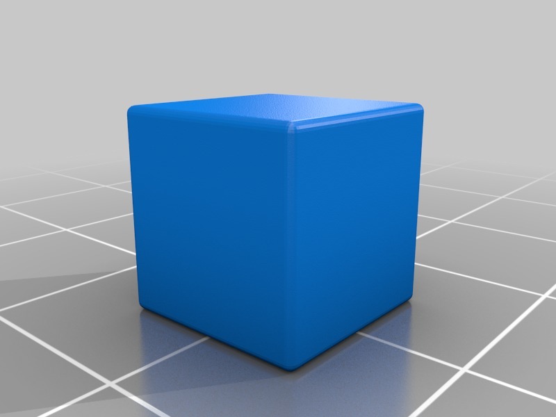 🔧 Mini transparent printing test cube with embedded sphere・Free 3D File ...