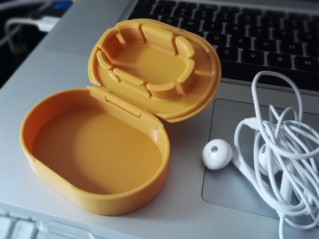 📦 Hinged Case for Earphones (separate parts remix)・Free 3D File for ・Cults