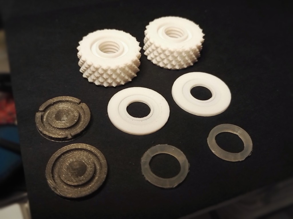 🎛️ Spring-loaded Knobs for Adjustable Glass Bed Bracket・Free 3D File ...