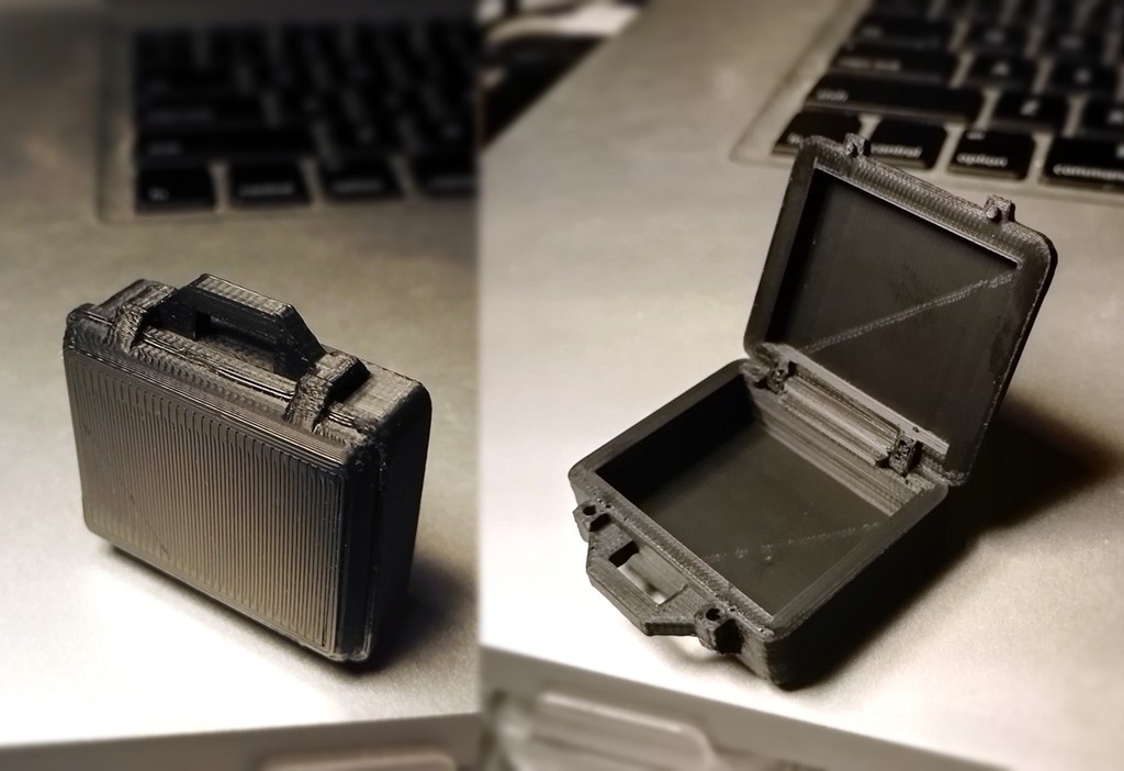 📦 Hinged Mini Pelican Case 2.0・Free 3D File for ・Cults