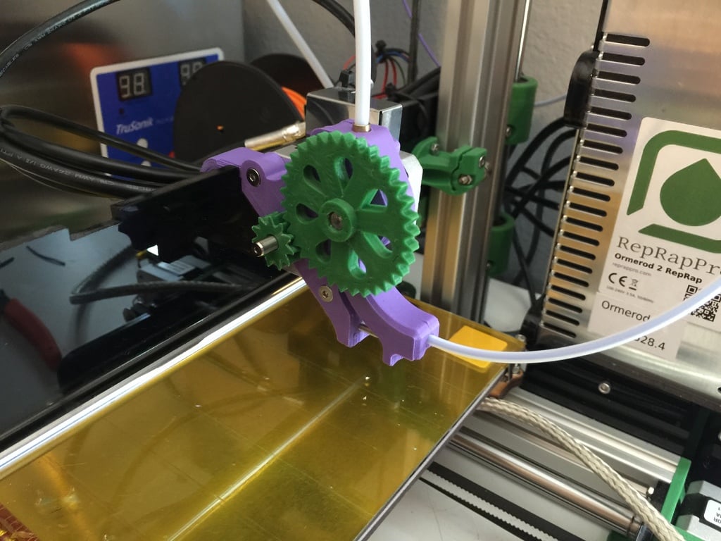 Impresión 3D RepRap Pro Ormerod Extrusor de muelle・Cults