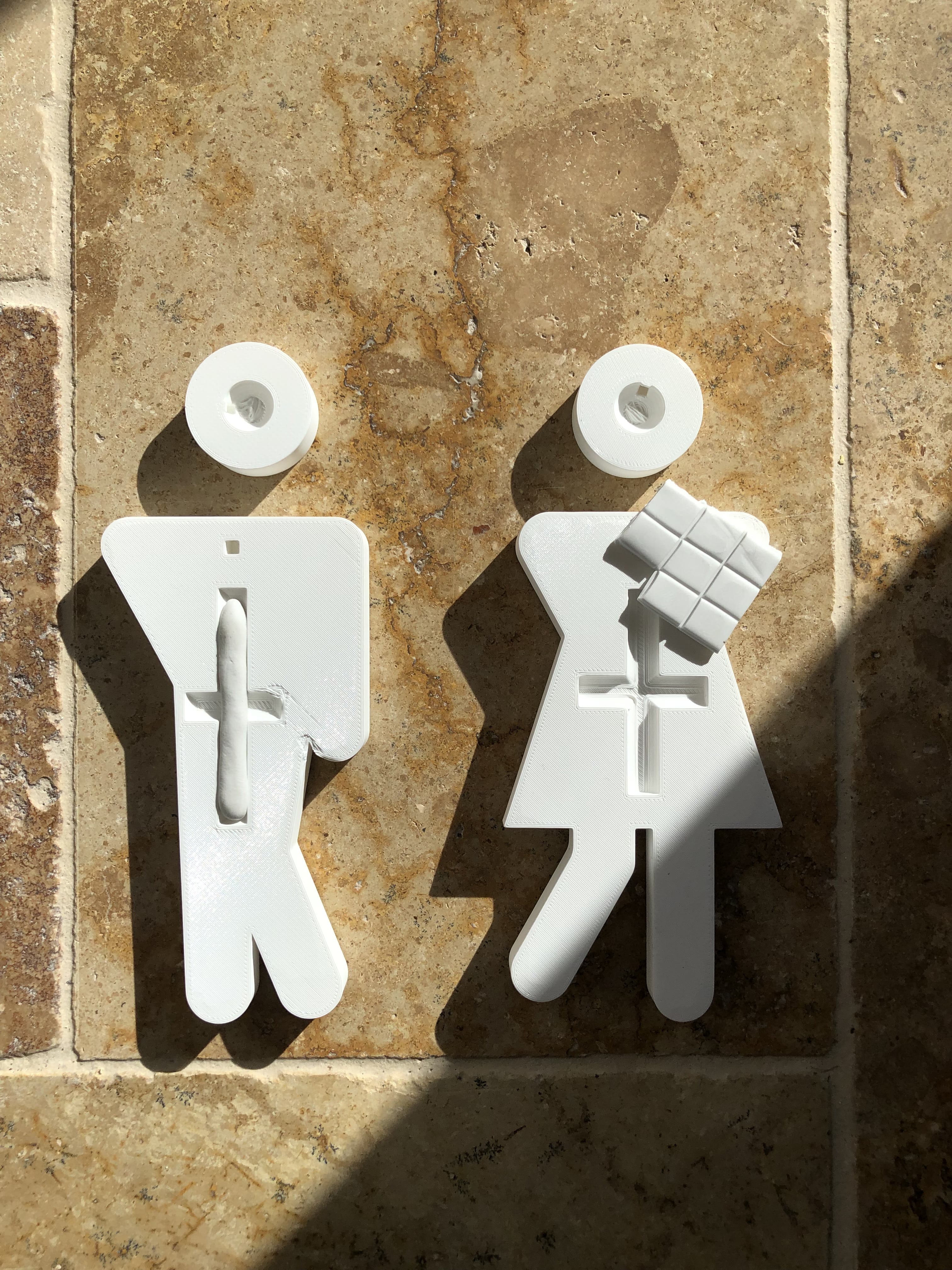 Toilet sign 🚻・Free STL File for ・Cults