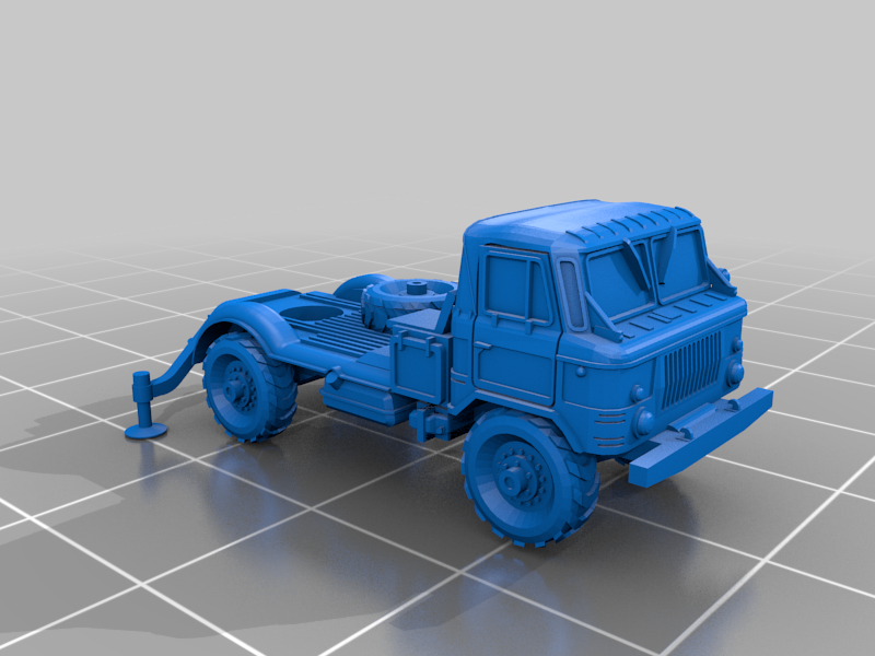 🚀 GAZ 66 - Airborne GAZ with BM21 rocket launcher, Grad V・Free STL File ...