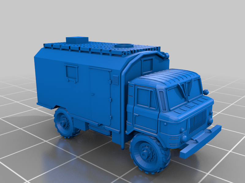 📦 GAZ 66 - RPS-6 (1RL234) Vector, Twin Box ELINT・Free STL File for ・Cults