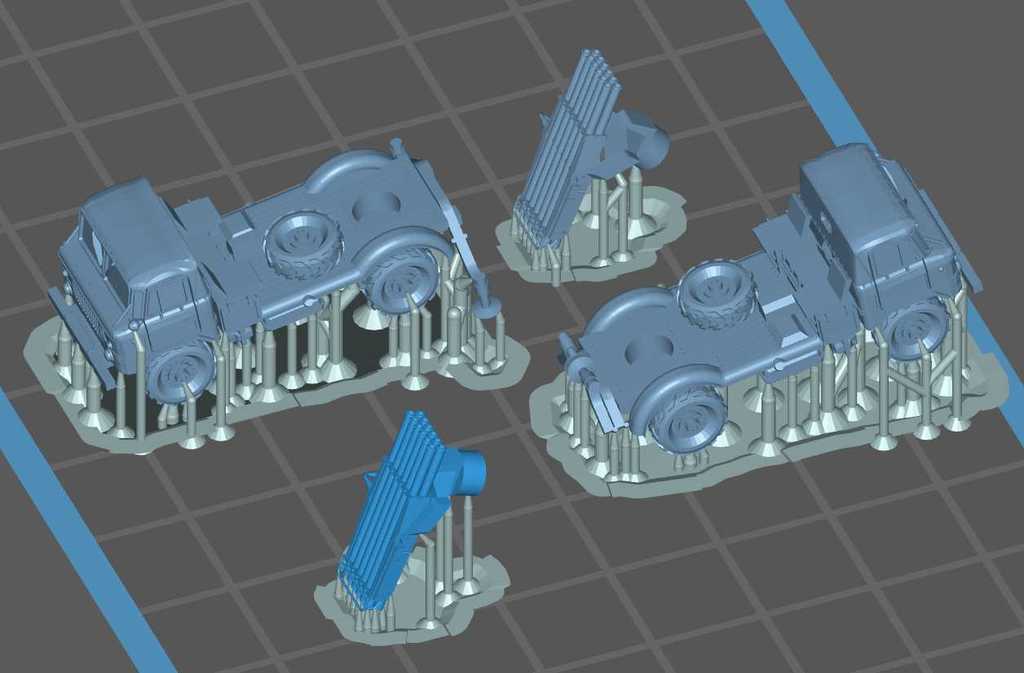🚀 GAZ 66 - Airborne GAZ with BM21 rocket launcher, Grad V・Free STL File ...