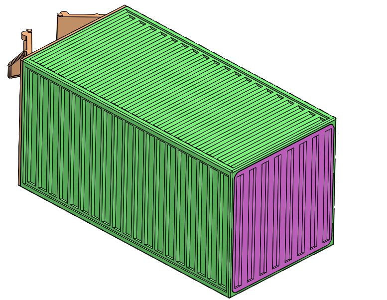 📦 Shipping Container・ STL File for ・Cults