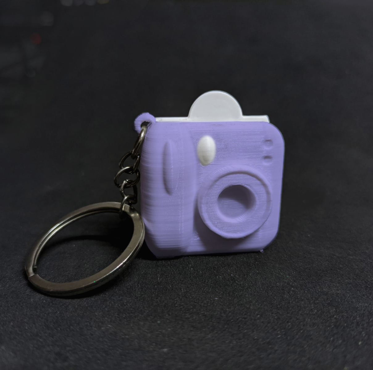STL file Key ring camera with photo 🔑 ・Model to download and 3D print・Cults