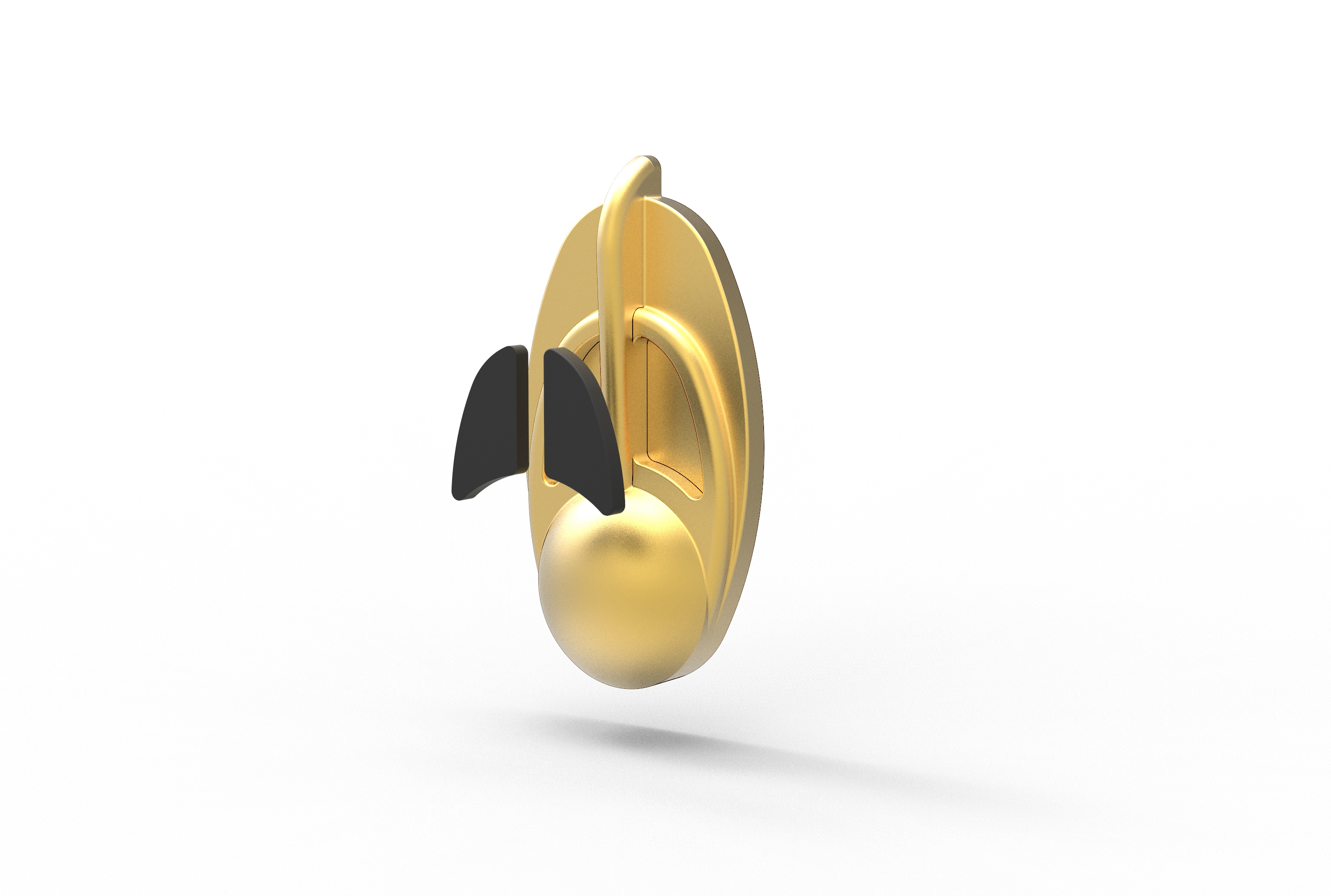 STL file Bajoran Star Trek Badge ⭐ (OBJ and STEP)・3D print model to ...